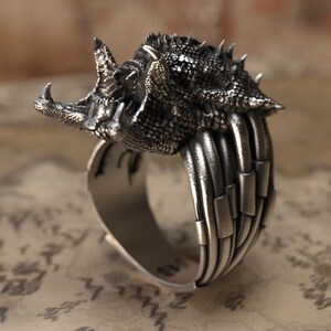Predator Ring , Alien , 925 Sterling Silver , 3D Print , 3d Printed ...