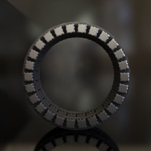 Railroad Track Train Ring, Handcrafted 925 Sterling Silver, Unique ...