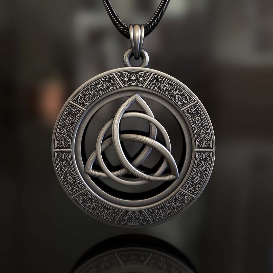 Viking Triquetra Pendant, 925 Sterling Silver, Handcrafted Norse ...