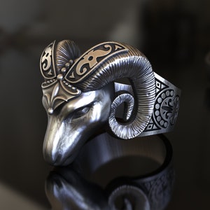 Handcrafted 925 Sterling Silver Sheep Ring, Animal-inspired Jewelry ...