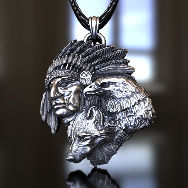 Native American Wolf Jewelry - Etsy