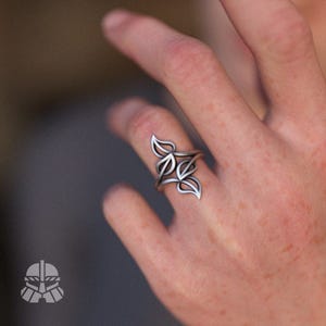 Leaves Silver Ring 925 Sterling Silver Nature-inspired Jewelry Elegant ...