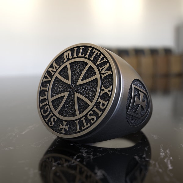 Knight Templar Ring - Etsy