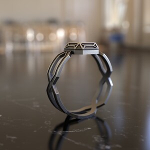 Dwarven-inspired 925 Sterling Silver Ring, Handmade Fantasy ...