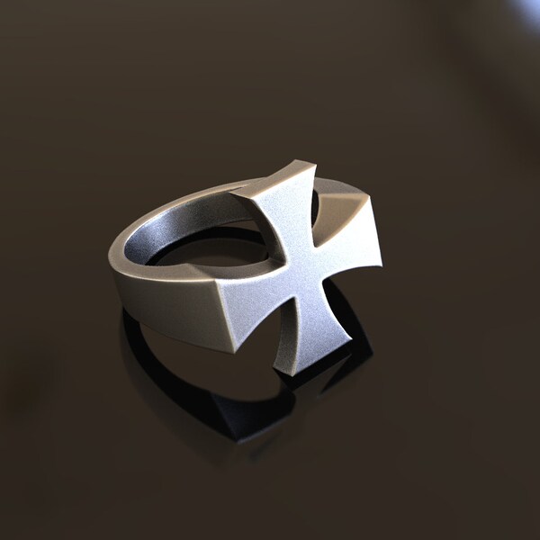 Cross Ring - Etsy