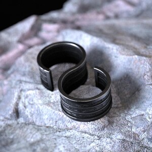 Ring of Spell Storing Sterling Silver, Adjustable, Unisex, Fantasy ...