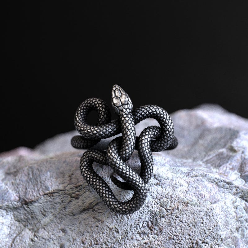 Serpent Ring - Etsy