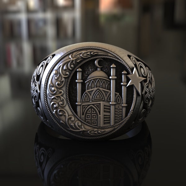 Islamic Ring - Etsy UK