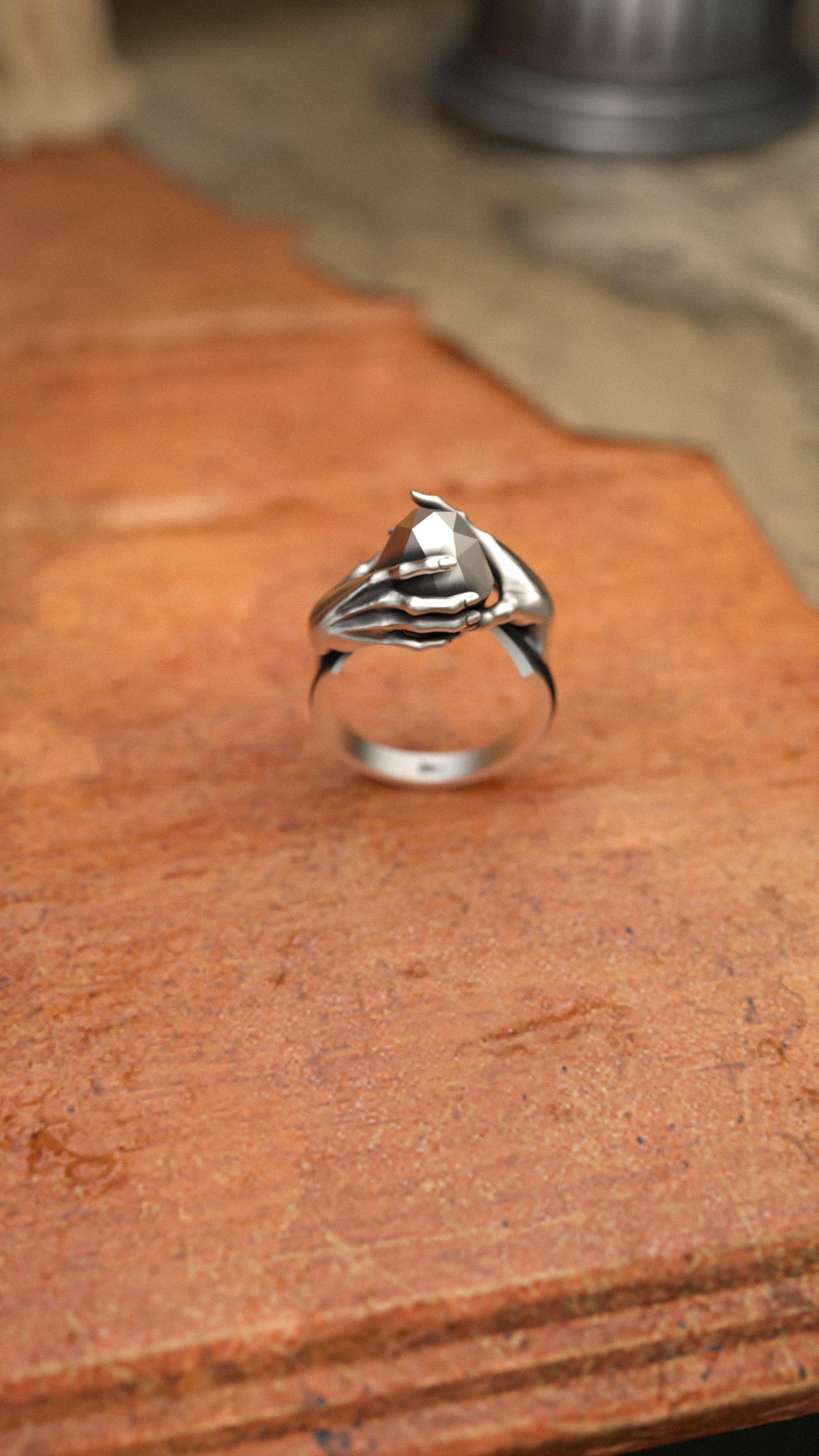 Ring of Telekinesis, Handcrafted 925 Sterling Silver Intricate Psychic ...