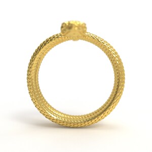 Elegant Gold Snake Ring: Intricate Design, Timeless Symbolism, Perfect ...