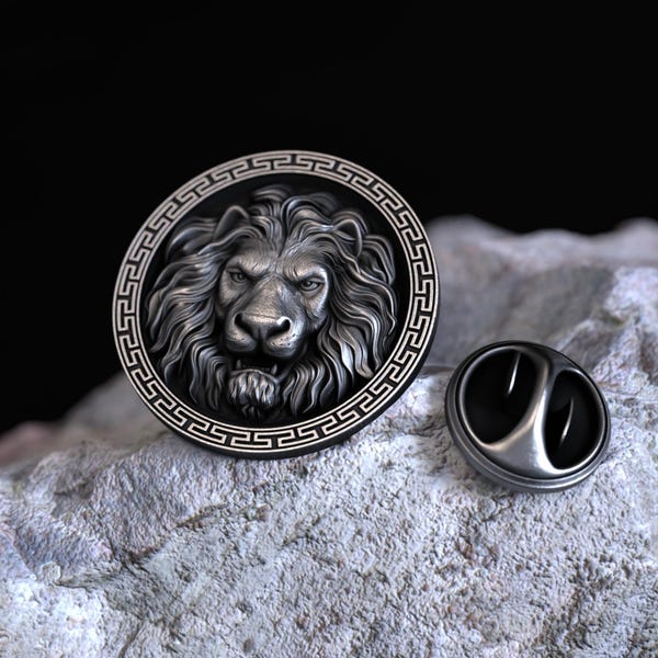 Lion Pins - Etsy