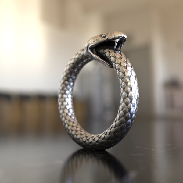Ouroboros Ring - Etsy