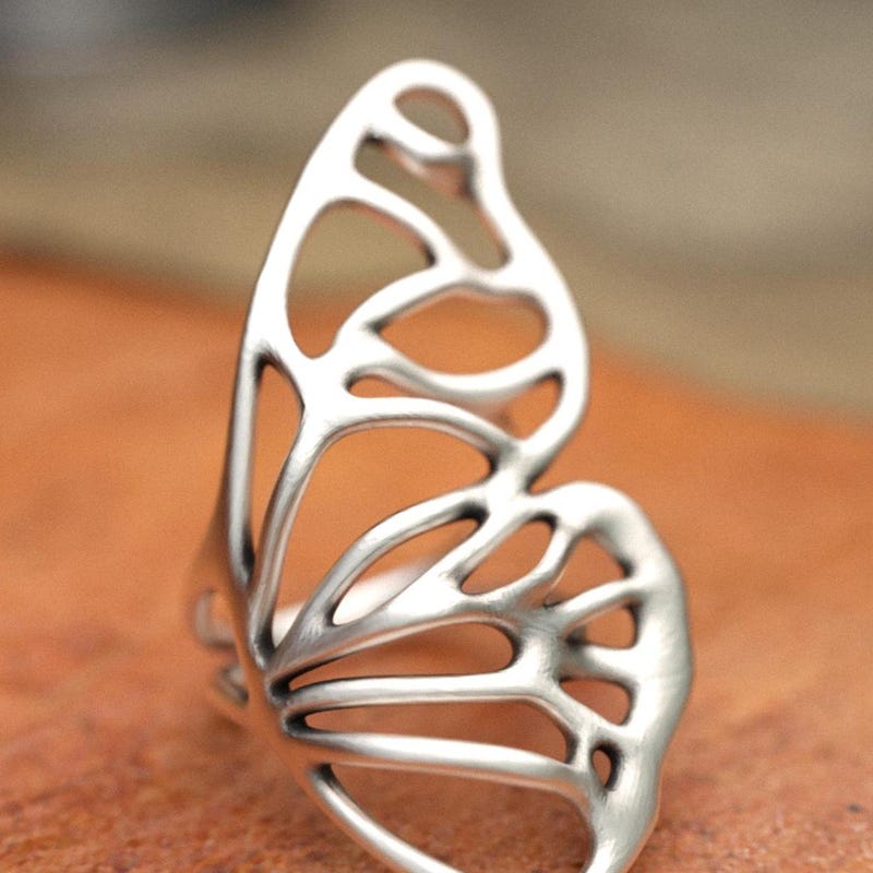 Butterfly Wing Ring - Etsy