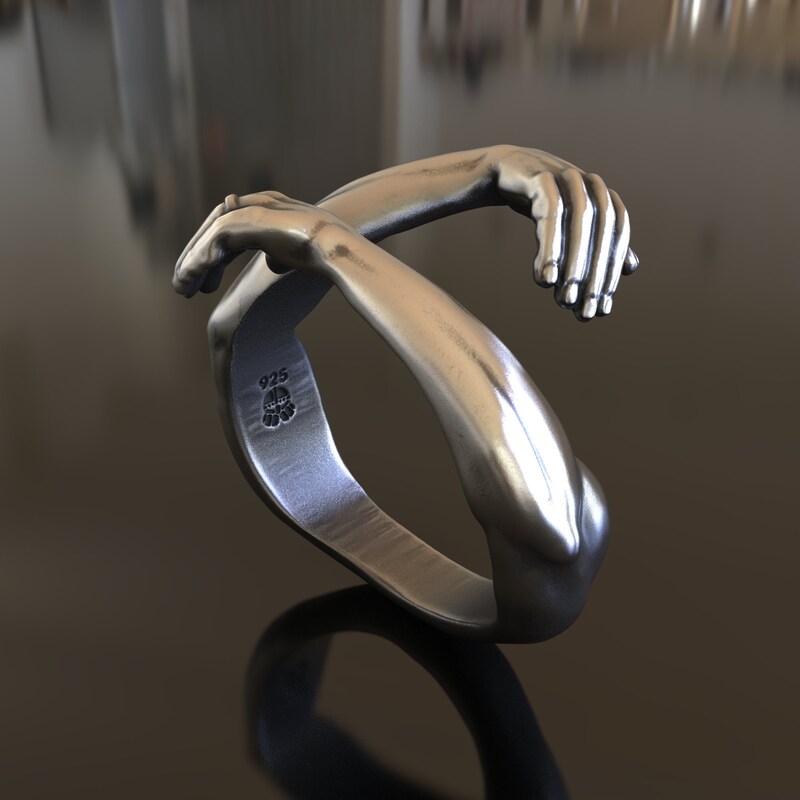 Hug Ring Sterling Silver - Etsy
