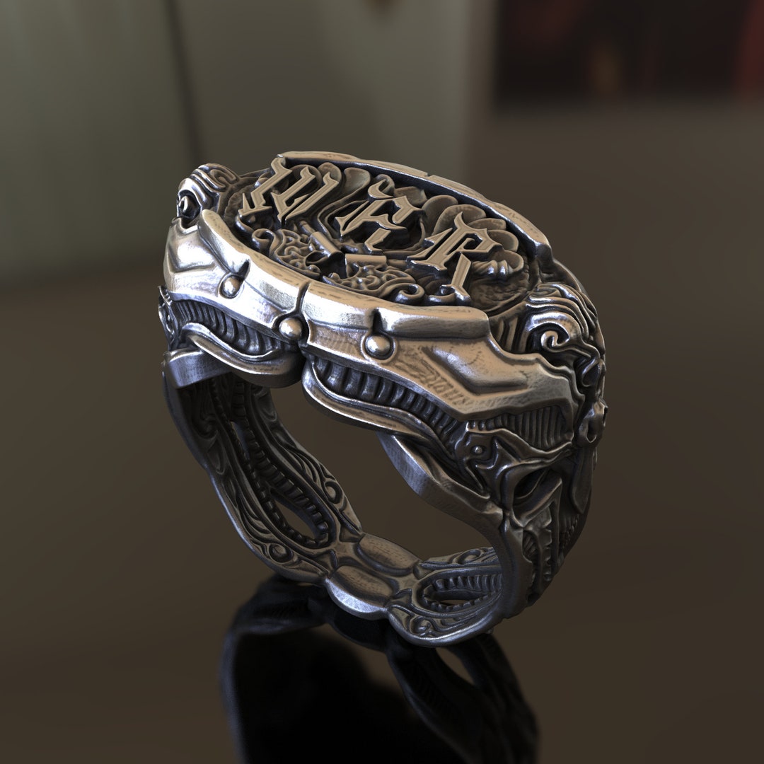 925 Sterling Silver War Ring Handcrafted, Unisex, Battle-inspired ...