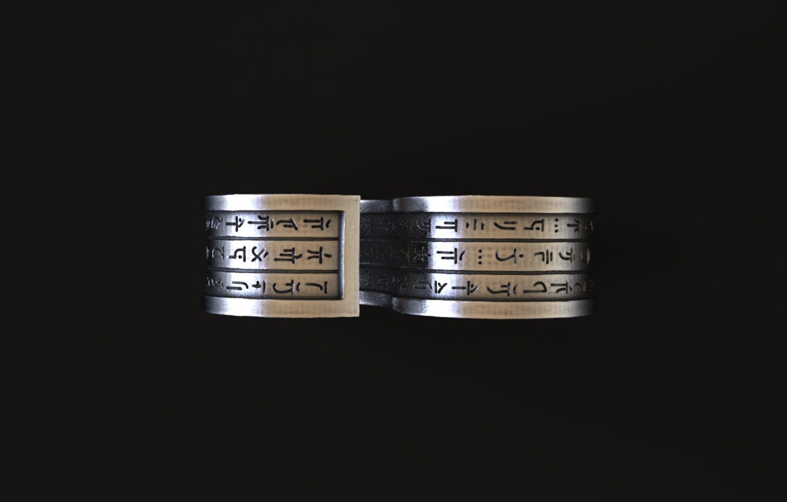 Ring of Spell Storing Sterling Silver, Adjustable, Unisex, Fantasy ...