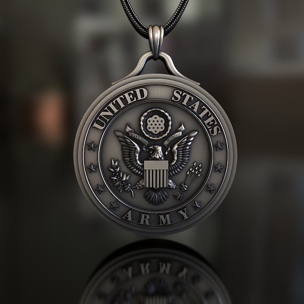 Army Necklace - Etsy