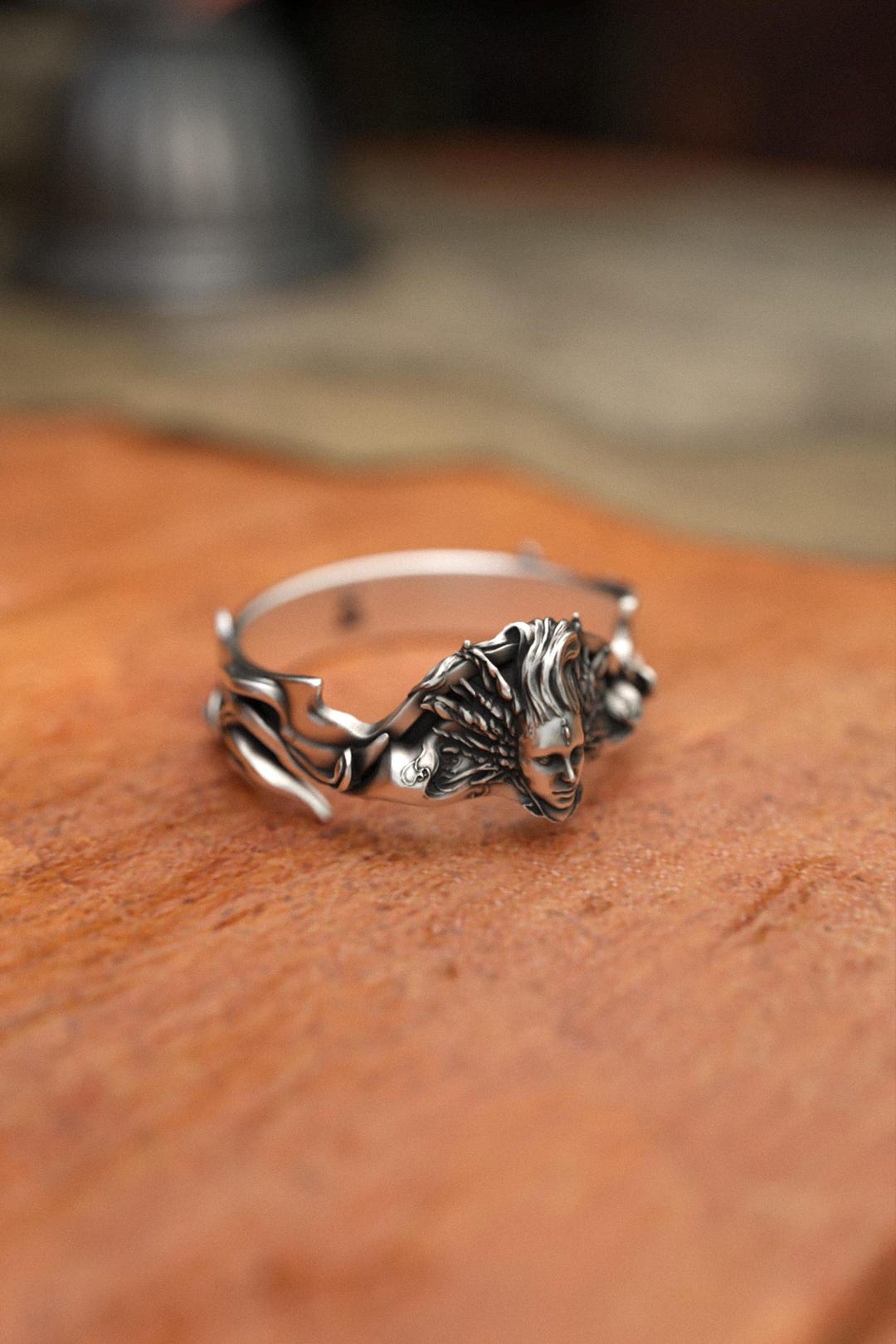 925 Sterling Silver Veritas Ring - Handcrafted, Unisex, Truth ...