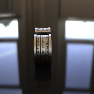 Ring of Spell Storing Sterling Silver, Adjustable, Unisex, Fantasy ...