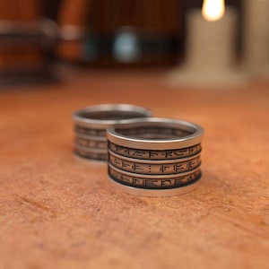 Ring of Spell Storing - Sterling Silver, Adjustable, Unisex, Fantasy ...