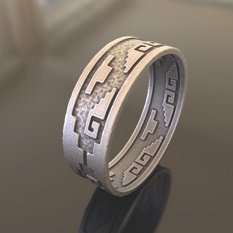 Aztec Ring - Etsy