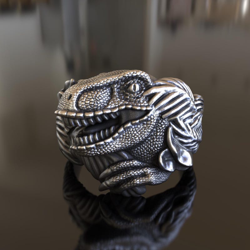 Dinosaur Bone Ring - Etsy
