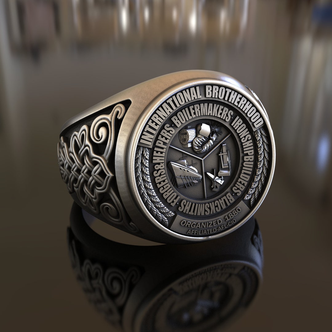 925 Sterling Silver brotherhood Usa Ring Handcrafted, Celebrating Unity ...