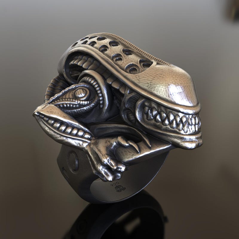 Alien Ring - Etsy