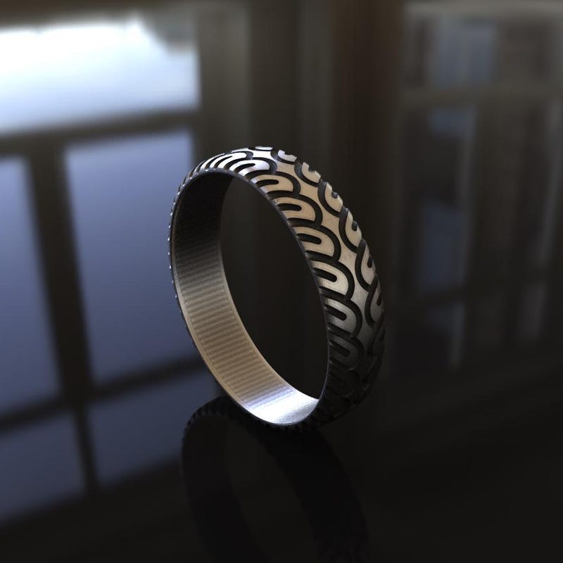 Tire Tread Ring - Etsy