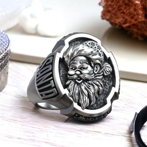 Santa Claus Ring - Etsy