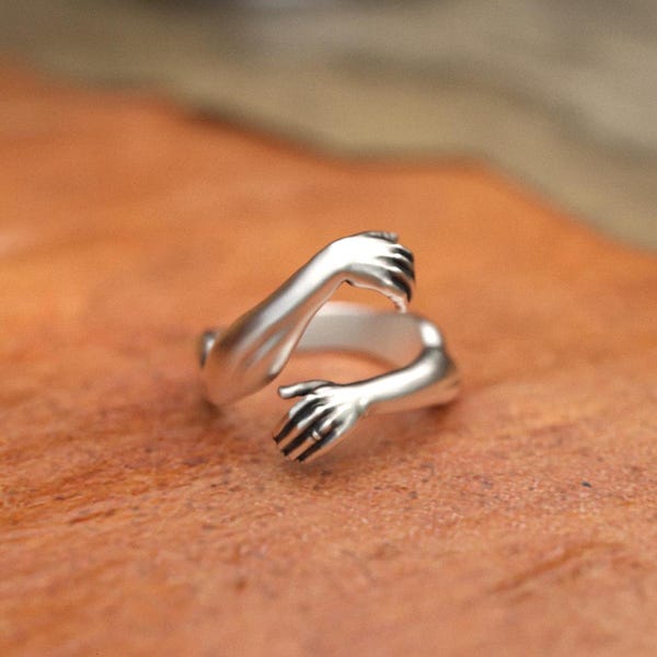 Hug Ring Sterling Silver - Etsy