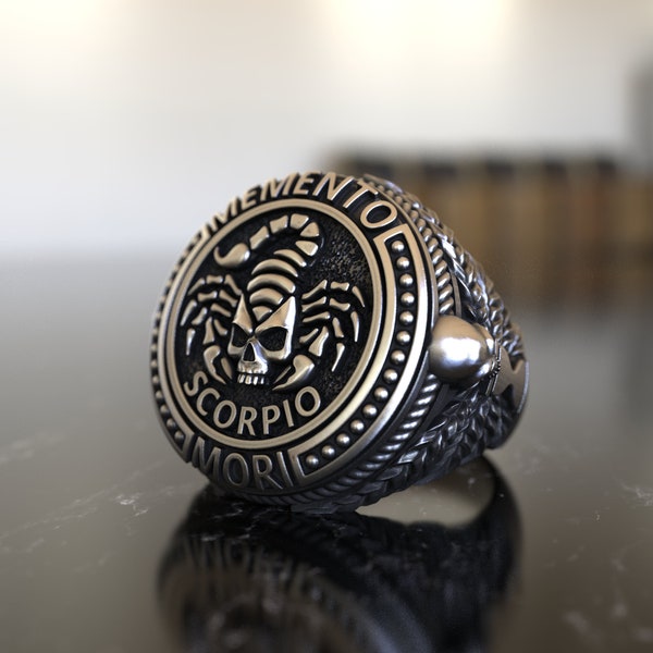 Scorpio Ring - Etsy