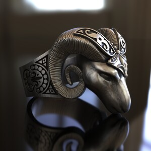 Handcrafted 925 Sterling Silver Sheep Ring, Animal-inspired Jewelry ...