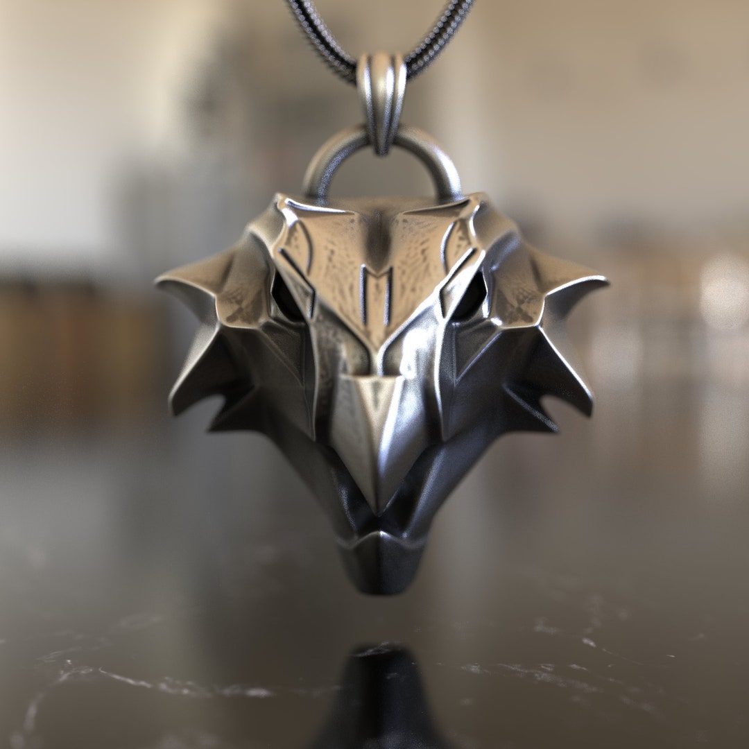 Griffin School Medallion Necklace - 925 Sterling Silver Handcrafted ...