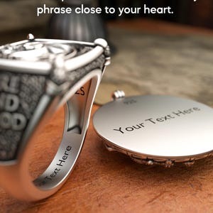 Hand of God Adam Ring - 925 Sterling Silver - Genesis Creation ...