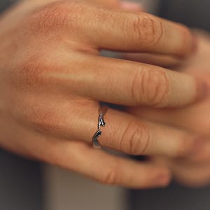 Hand of God Adam Ring - 925 Sterling Silver - Genesis Creation ...