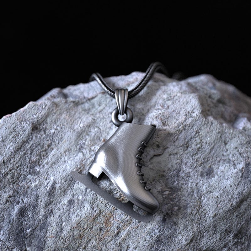 Ice Skating Necklace - Etsy