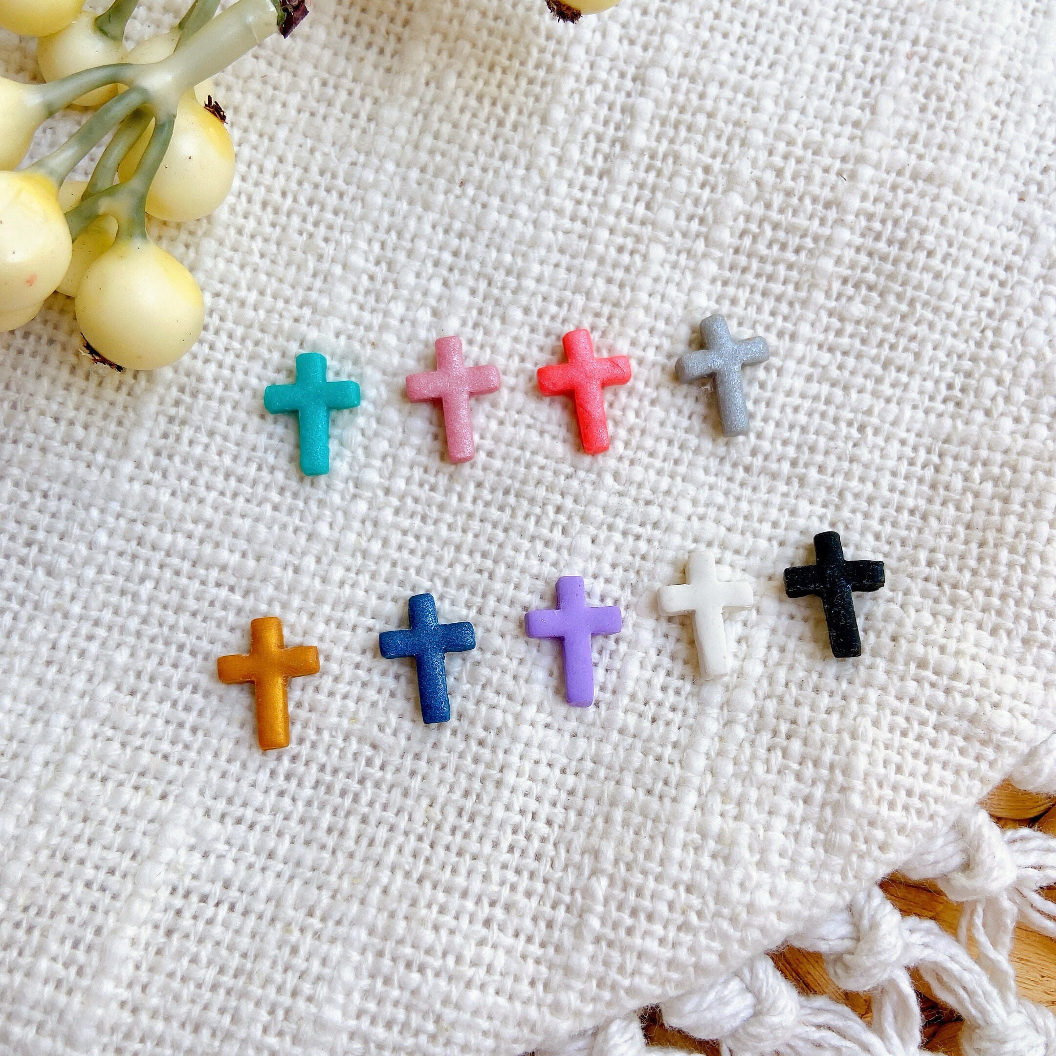 Cross Wooden Name Tag Badge With Magnetic Backing or Pin - Etsy