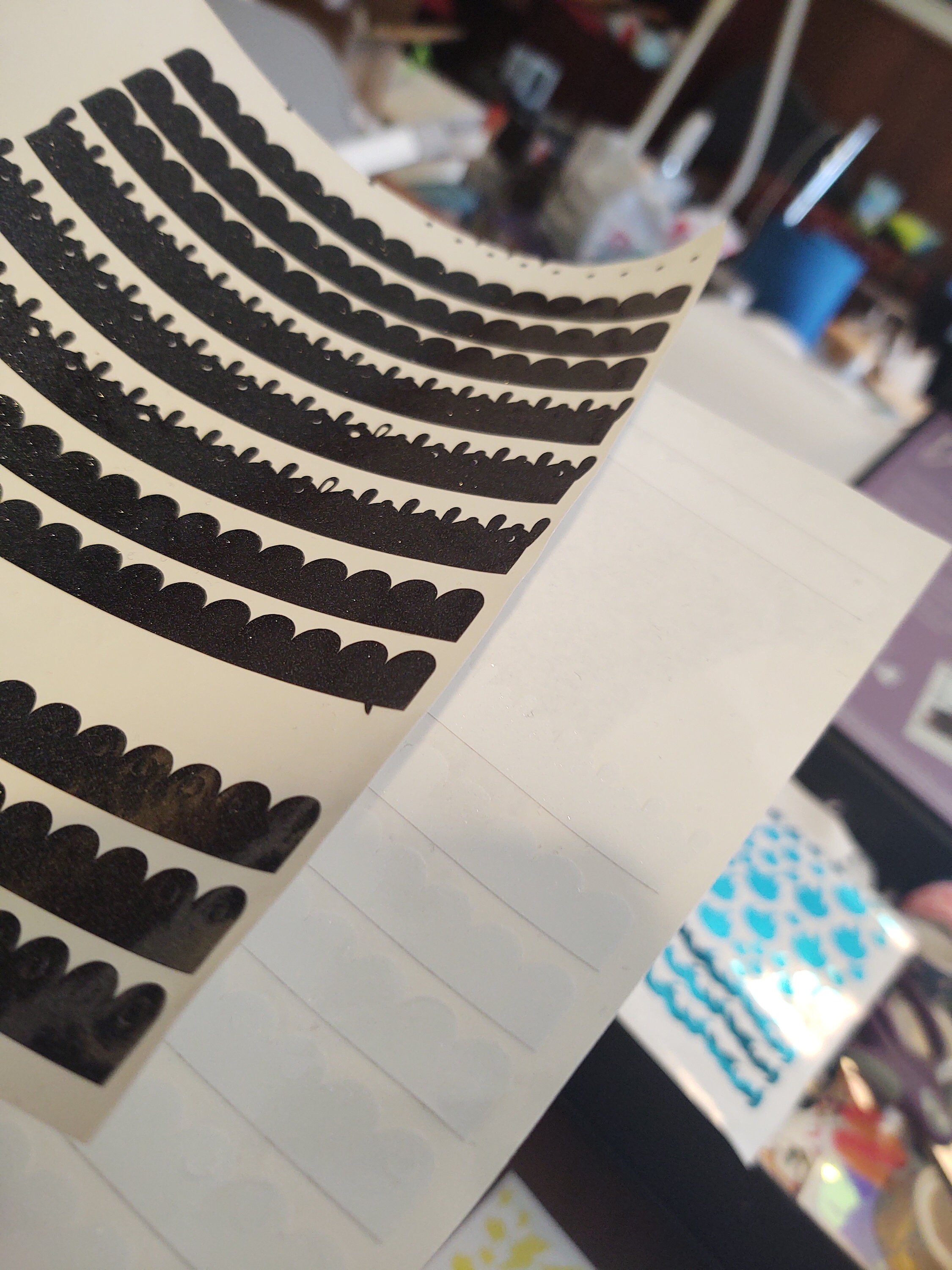 Lace Border Stickers SVG - Etsy