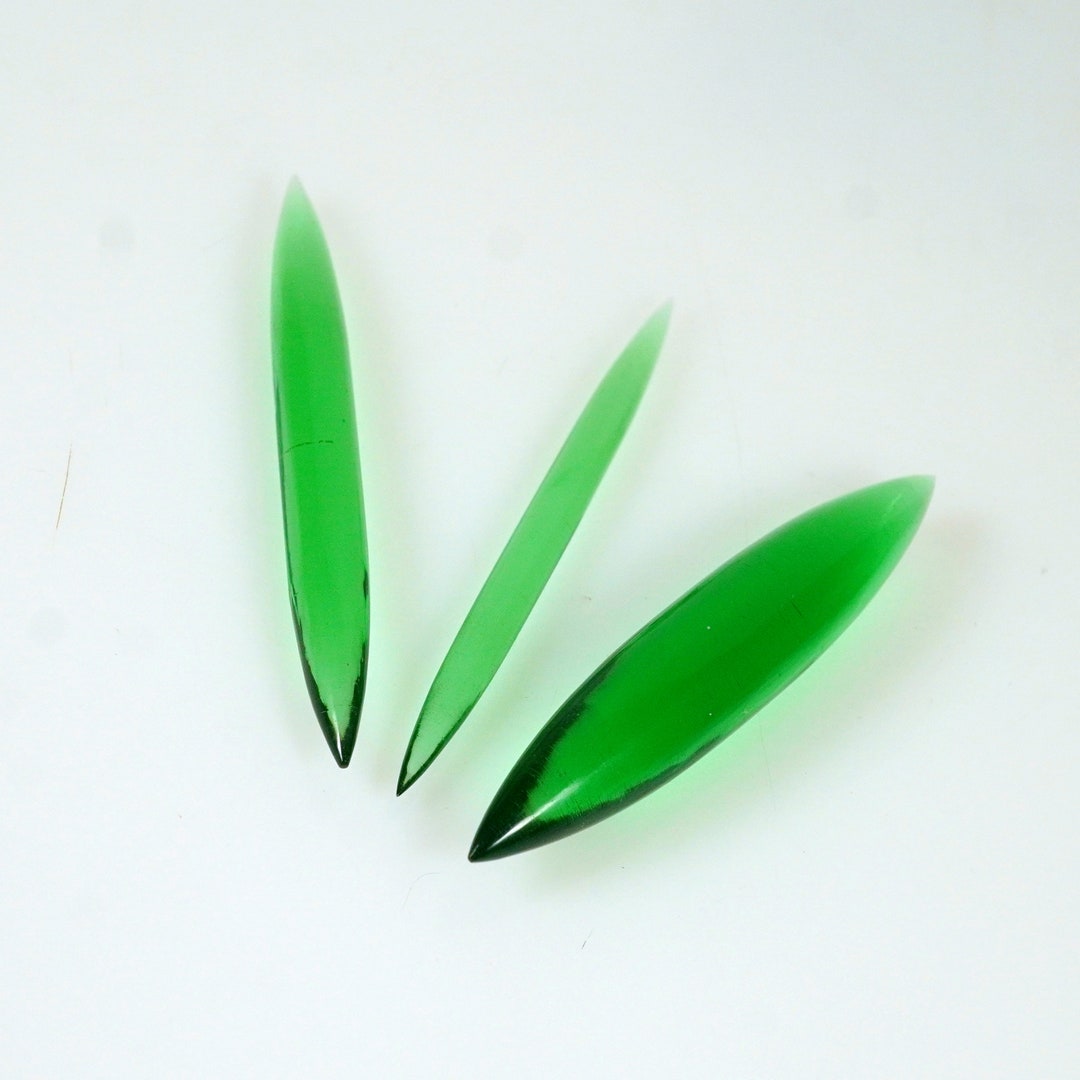 Emerald Glass Septum Tusk, Spiked , Tribal Septum Size 14 to 1/12 ( 1 ...