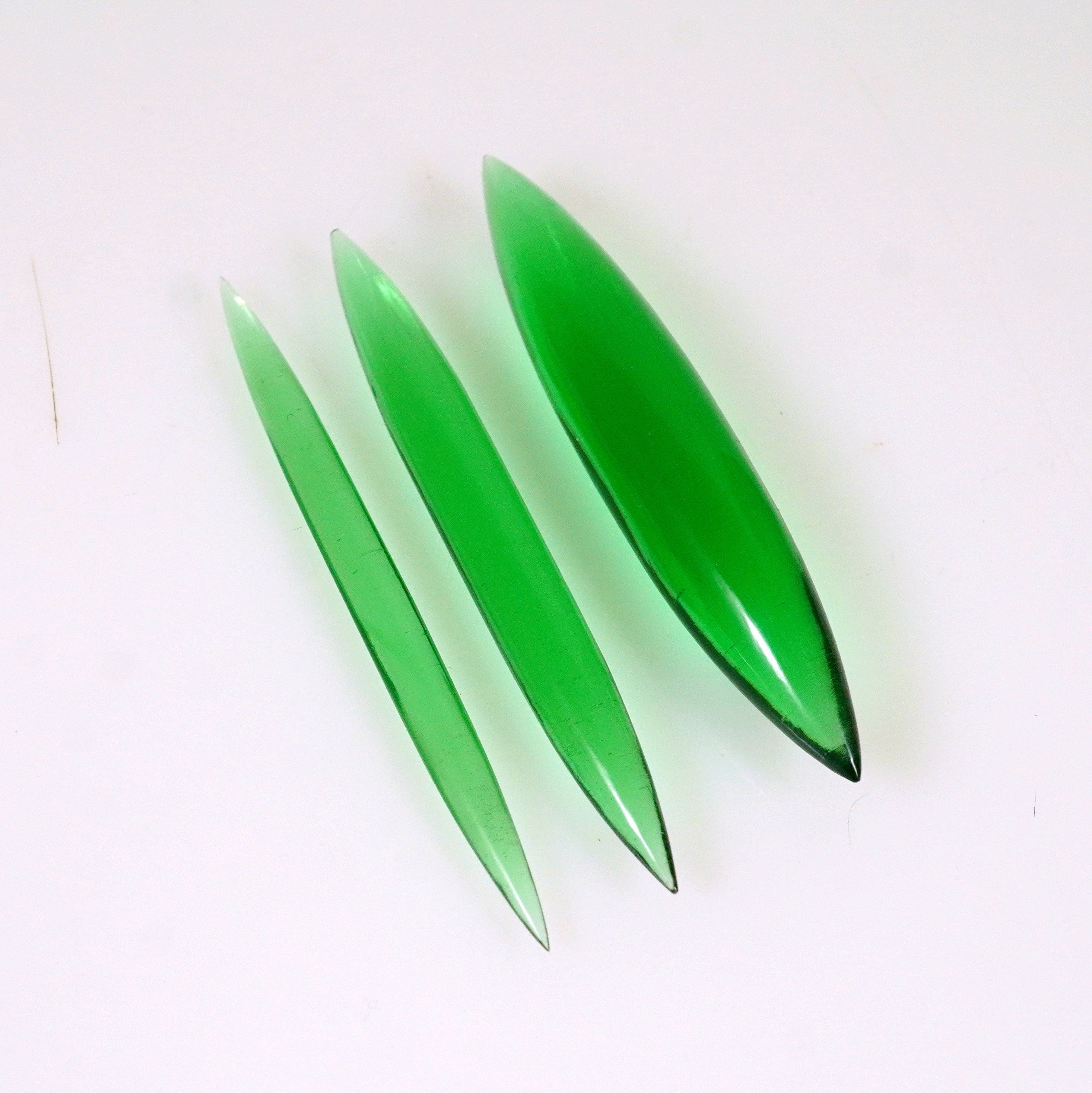 Emerald Glass Septum Tusk, Spiked , Tribal Septum Size 14 to 1/12 ( 1 ...
