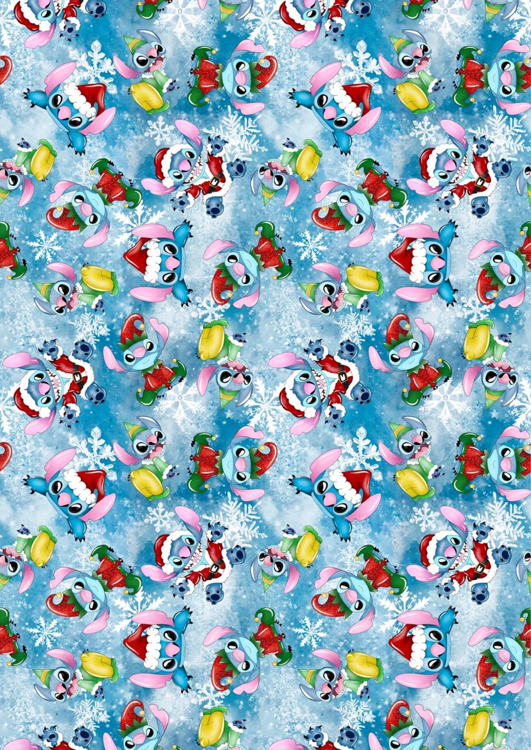 DISNEY STITCH Christmas Wrapping Paper Lilo and Stitch Gift Wrap Disney ...