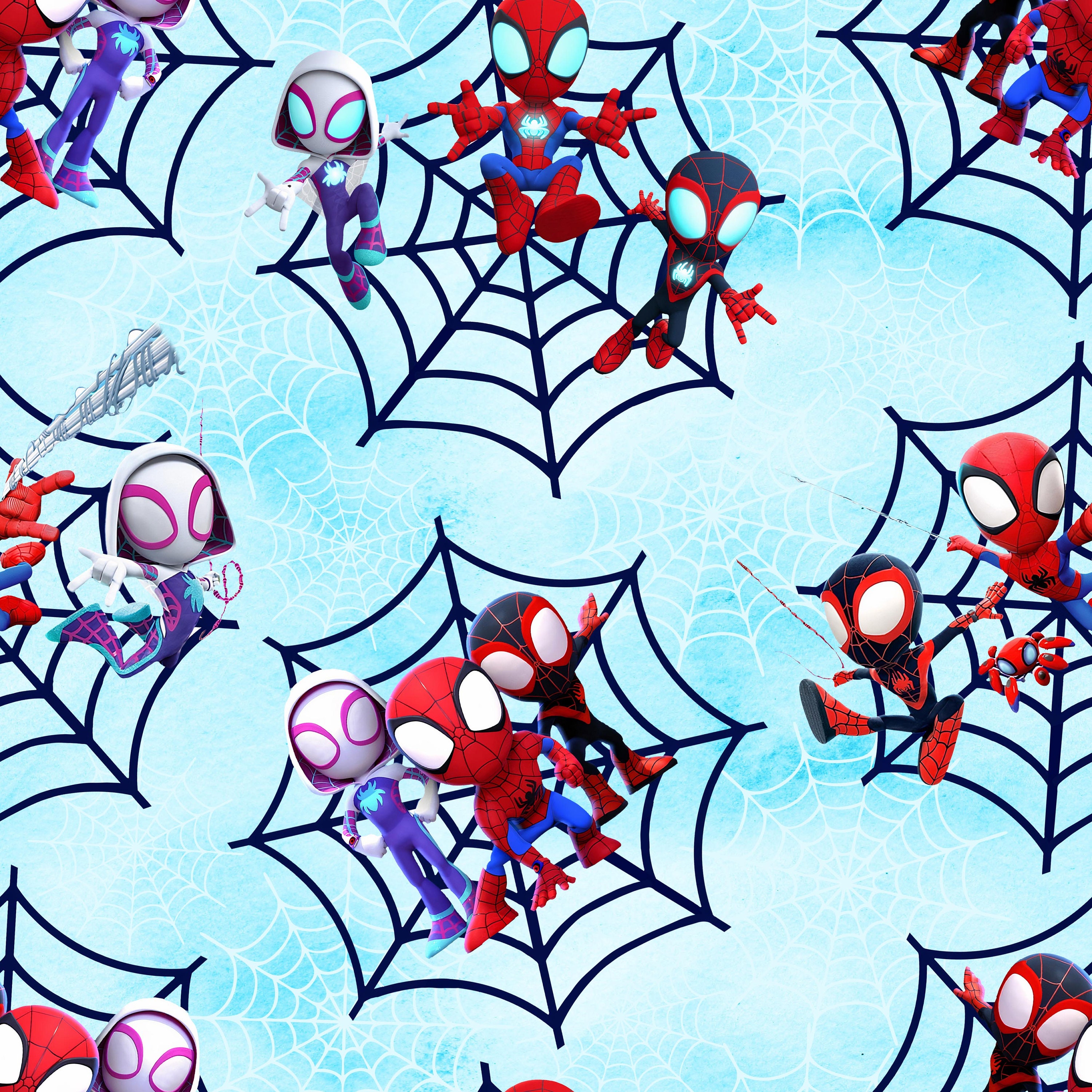 SPIDERMAN Seamless Pattern Spiderman Seamless Design Watercolour Stitch ...