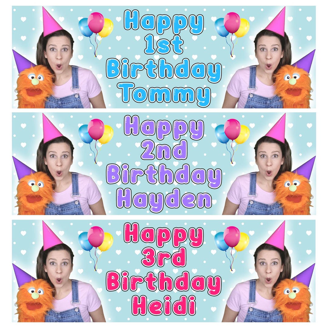 MS RACHEL Personalised Birthday Banners Ms Rachel Personalised Banner ...