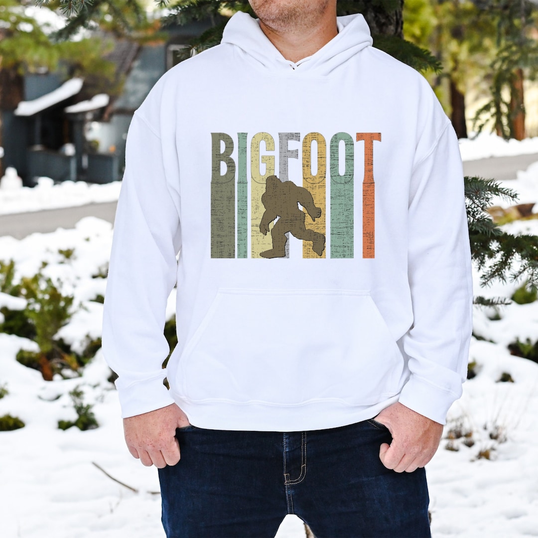 Nature Inspired Hoodie Bigfoot Sweatshirt Sasquatch Sweater Bigfoot ...