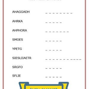 Passover Word Search, Printable Passover Word Search, Passover Activity ...