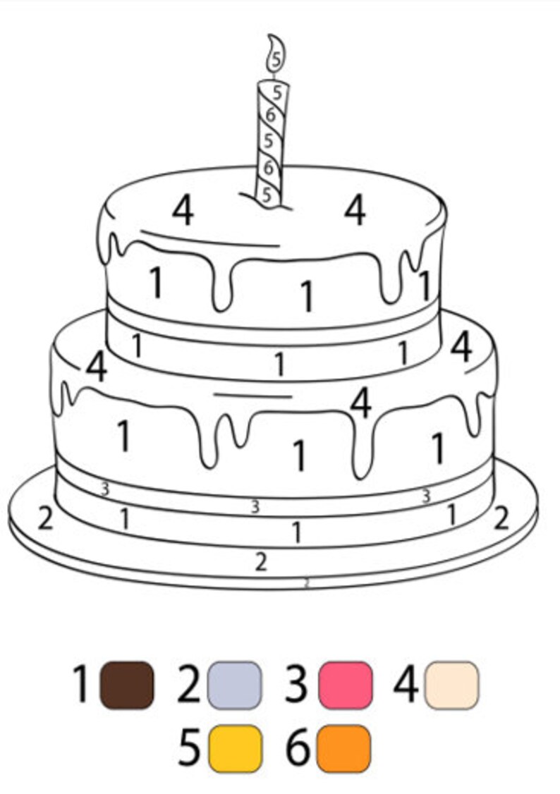 Girls Color by Number, Activity Worksheets, Paint by Number ...