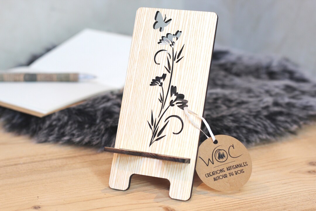 Smartphone Support | Wooden Phone Holder | Original Wooden Gift ...