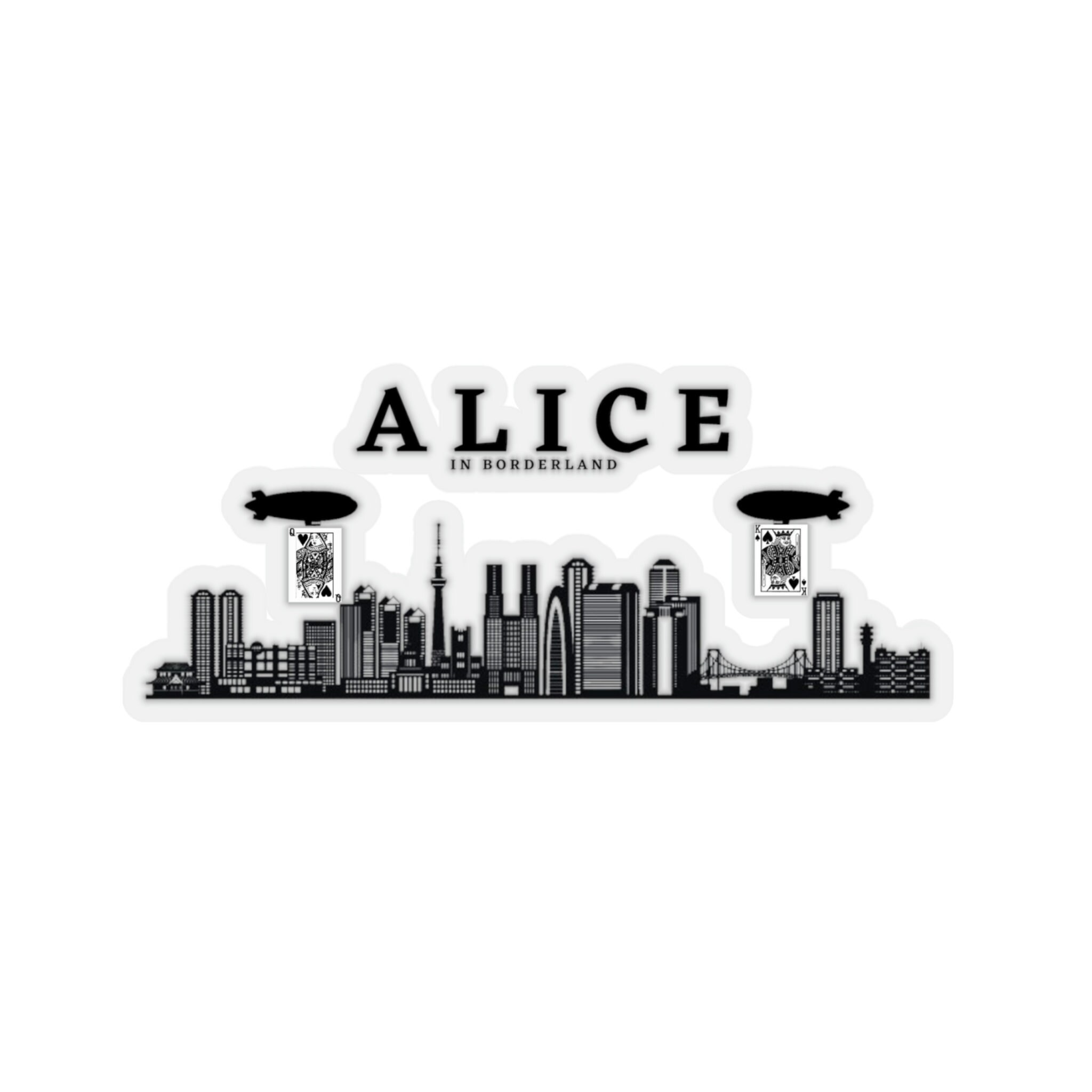 Alice in Borderland Sticker King of Spades Queen of Hearts - Etsy