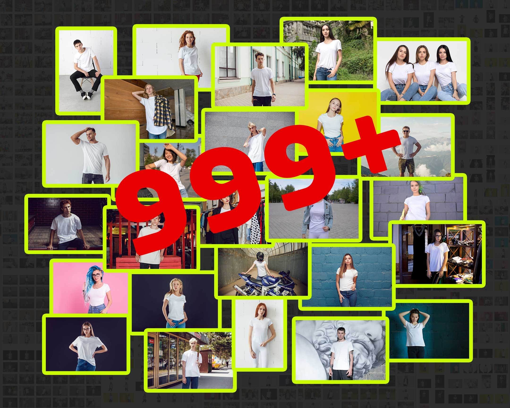 Bella Canvas 1000 Premium T-shirt Mockup With Model Unisex - Etsy